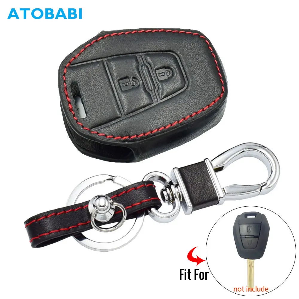 Real Leather Car Key Case Fit For Isuzu / New Isuzu D max / Mu x 2 ...