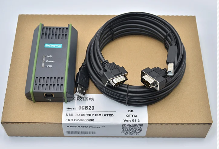 USB Cable PPI MPI Programming Cable For Siemens S7 200 300 400 PLC ...