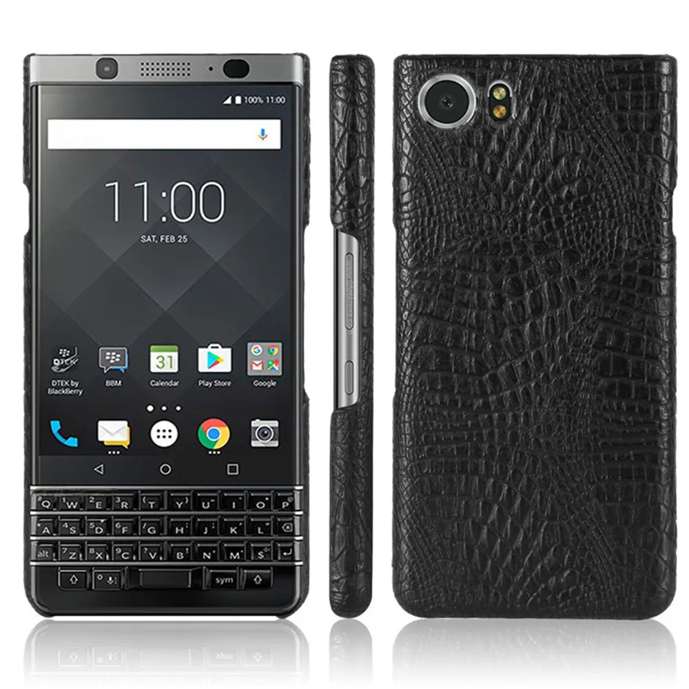 For-BlackBerry-Keyone-DTEK70-Case-Crocodile-Skin-Matte-Back-Cover-Hard ...