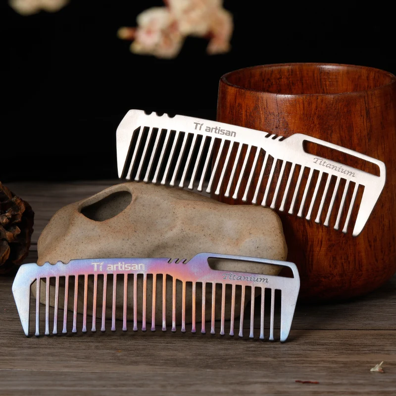 Tiartisan Titanium Comb Ultra-Smooth Strong Light Anti-Static Comb ...