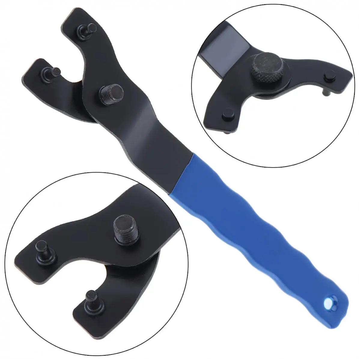 Adjustable Angle Grinder Key Pin Spanner Plastic Handle Pin Wrench ...
