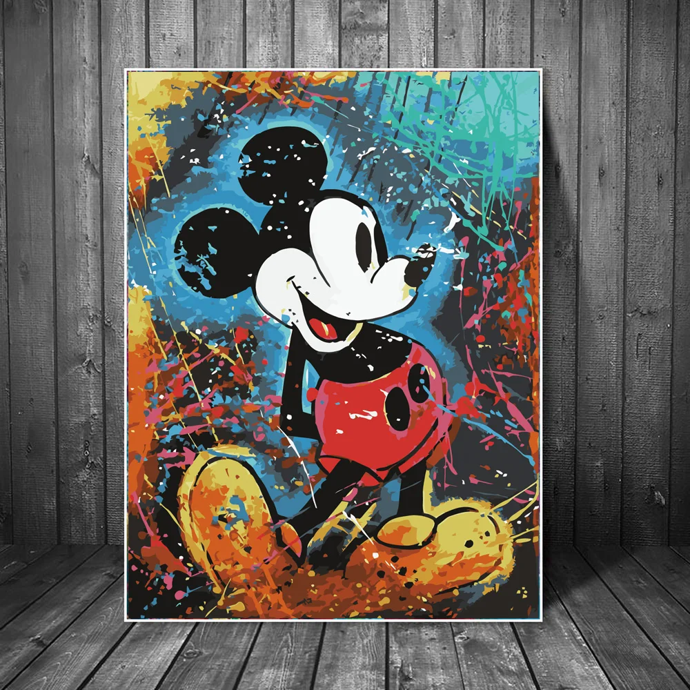Mickey Mouse Oil Painting