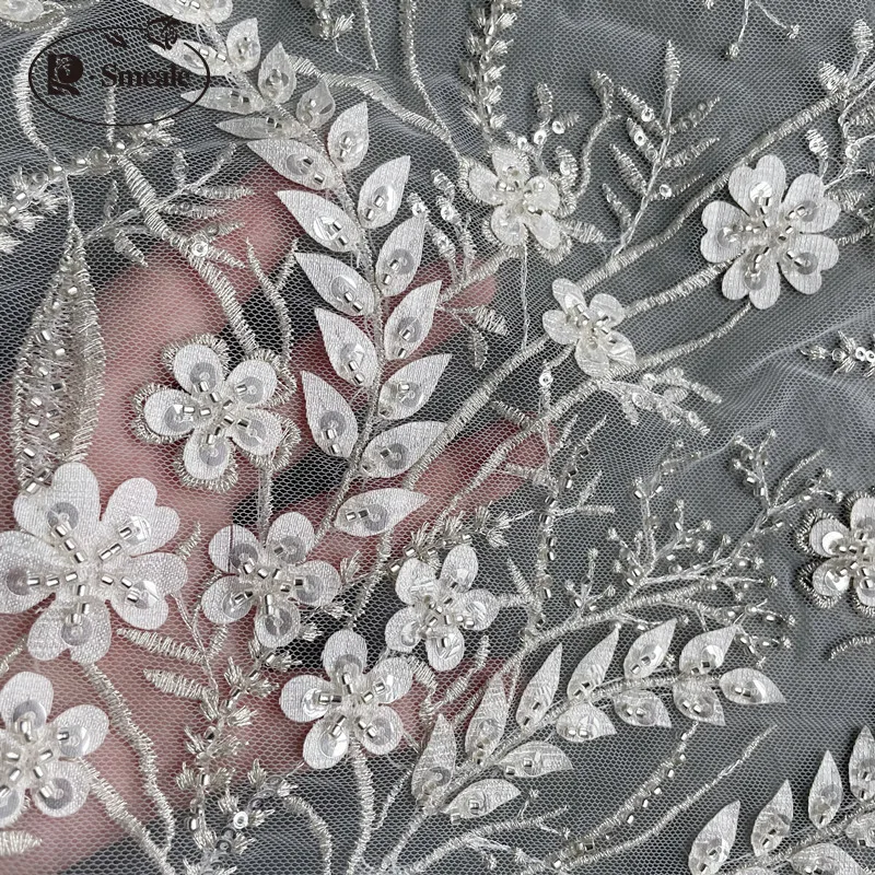 Silver Pattern Fabric