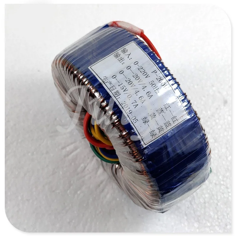 200w Pure Copper Toroidal Transformer Dual 20v Single 15v Power