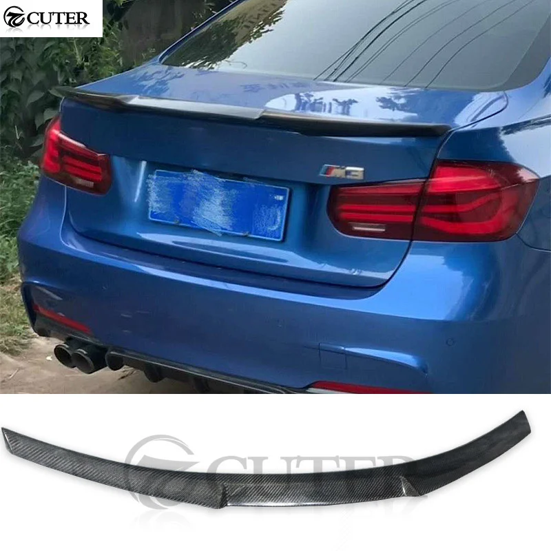 E92 Carbon Fiber Rear Wings Rear Spoiler Trunk Lip Spoiler for Bmw E92 ...