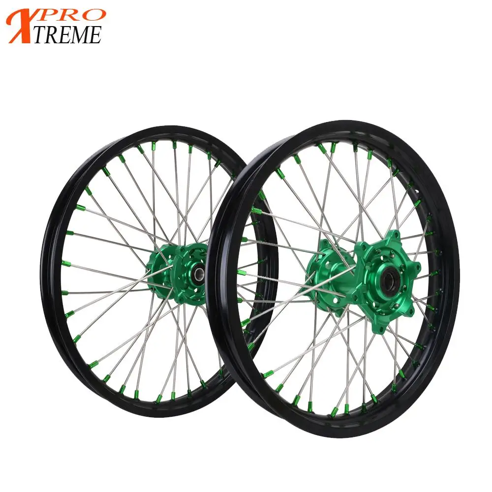 Motorcycle-Front-Rear-Wheel-Rim-Hubs-Set-For-Kawasaki-KX250F-KX450F-KXF ...