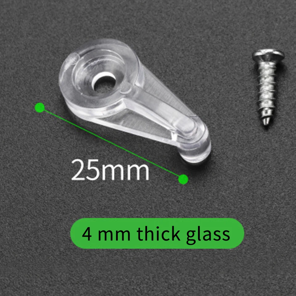 Cabinet Glass Clips Cadro Glass Cabinet Clip On Glass Shelf Supports,