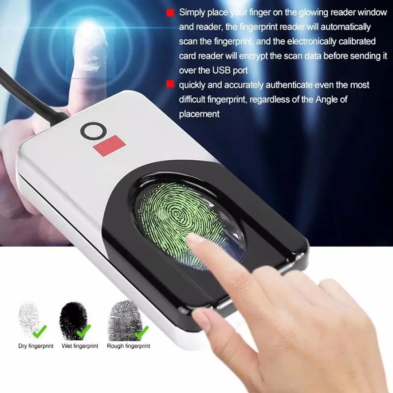 10pcs Persona Digital URU4500 Biometric Fingerprint Scanner With Free ...