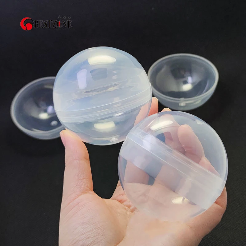 20pcs/lot 75mm Diameter Transparent Plastic Pp Capsules Toy Balls Round ...
