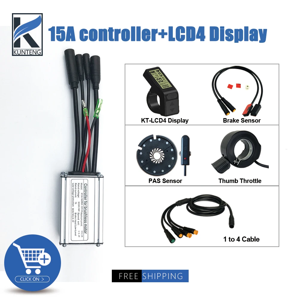 Controller 36v Kt Display | Kt Ebike 36v 17ah Controller - Electric ...
