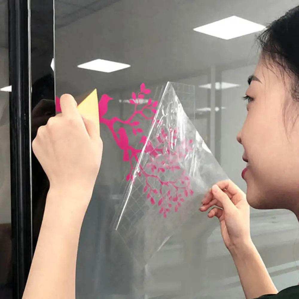 Cricut Machine Xuangou Clear Red Alignment Grid Application Vinyl ...