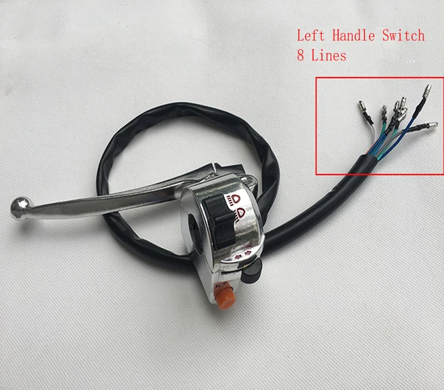 E0274 Motorcycle Right and Left Handlebar Combination Switch Assembly ...