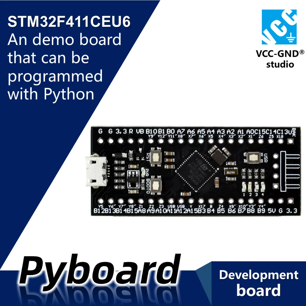 MicroPython pyboard v1.1 pyboard mini V1.1 PYBmini STM32F411CEU6 dev board demo board core board ...