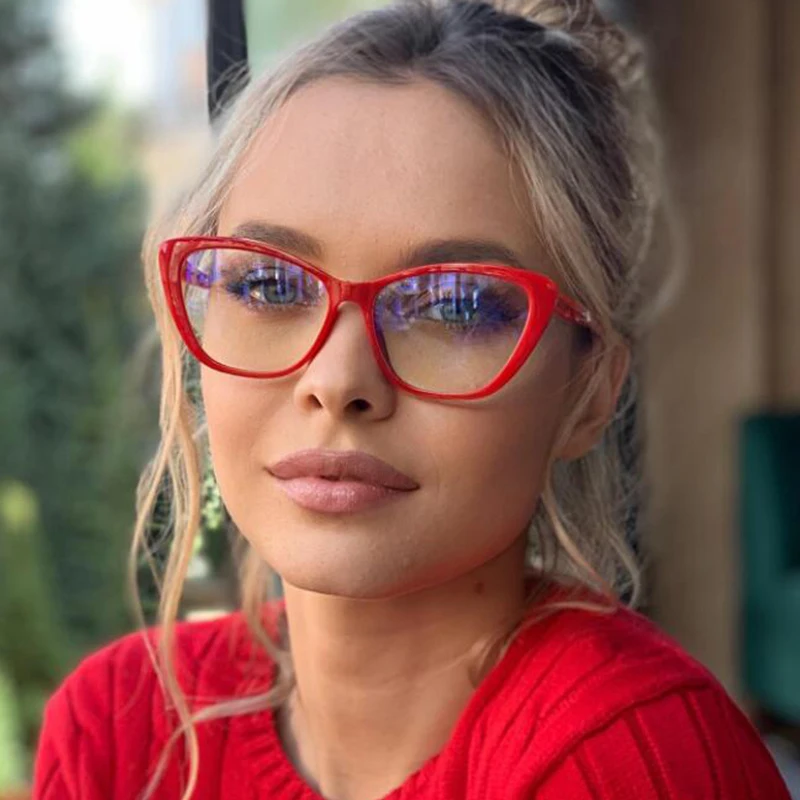 Red Cat Eye Glasses