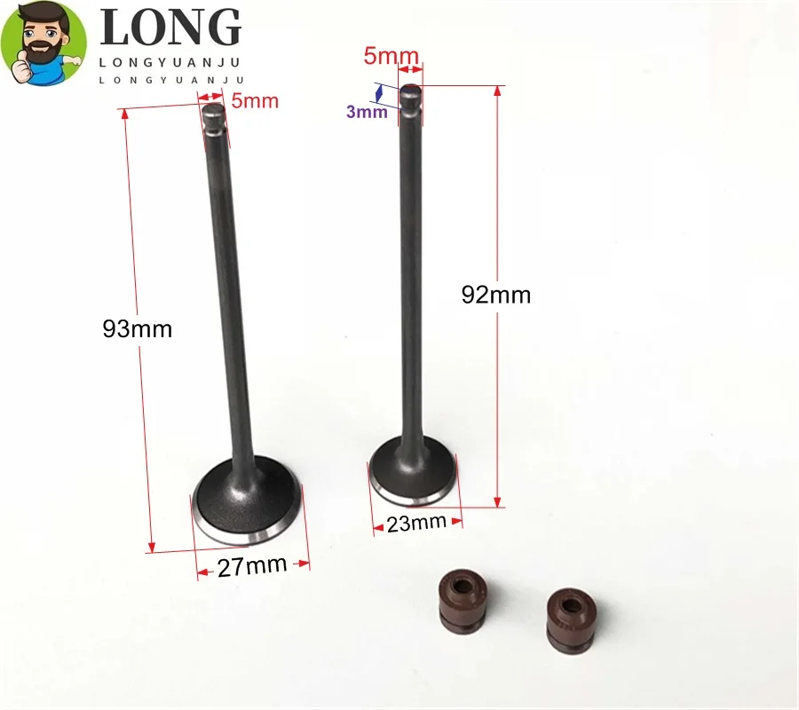 Motorcycle Engine Intake Exhaust Valve Stem Guide Seal for Honda ...