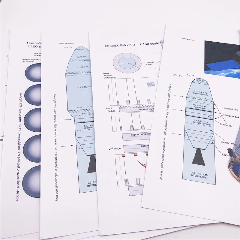 Spacex Falcon 9 Drawing