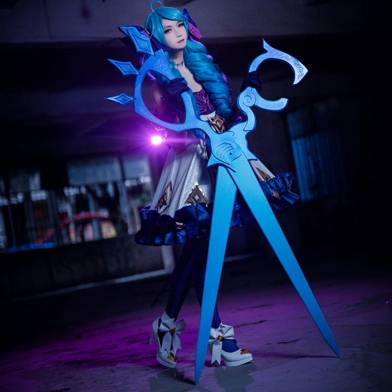 Game Lol Gwen Cosplay Scissors Prop Shears Replica Of Weapons For ...