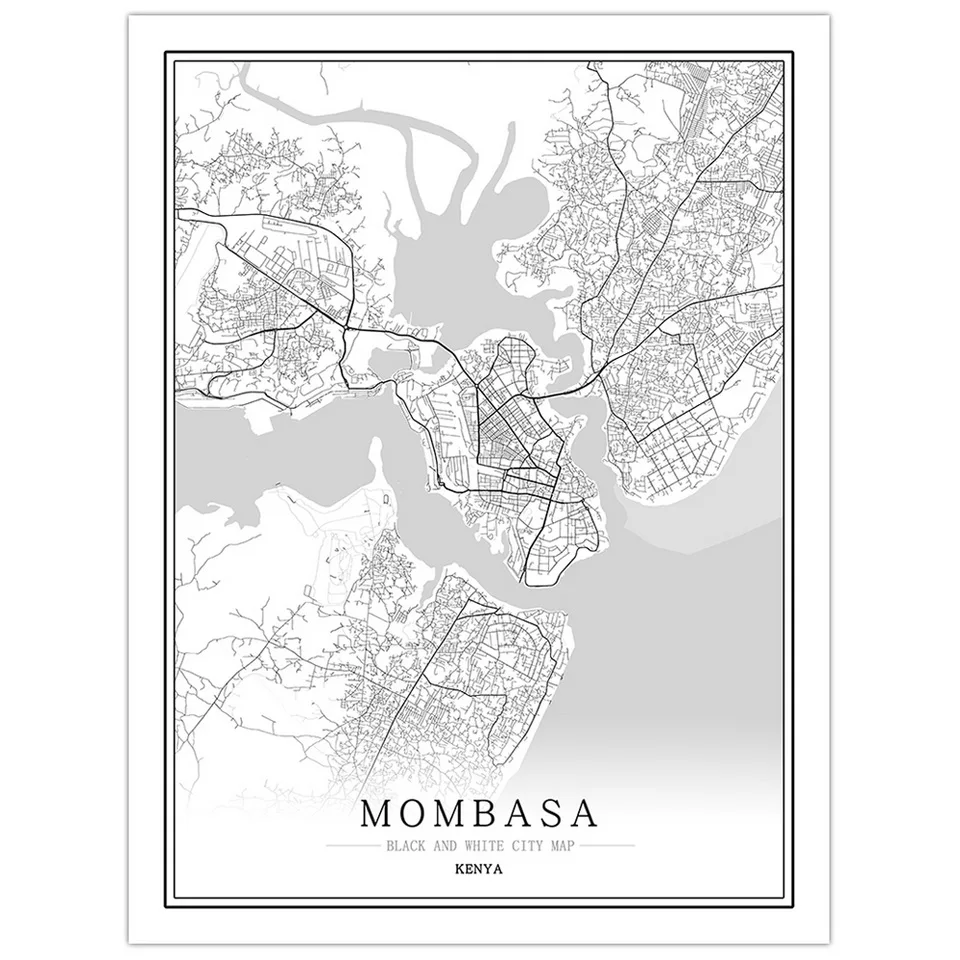 Kenya City Map