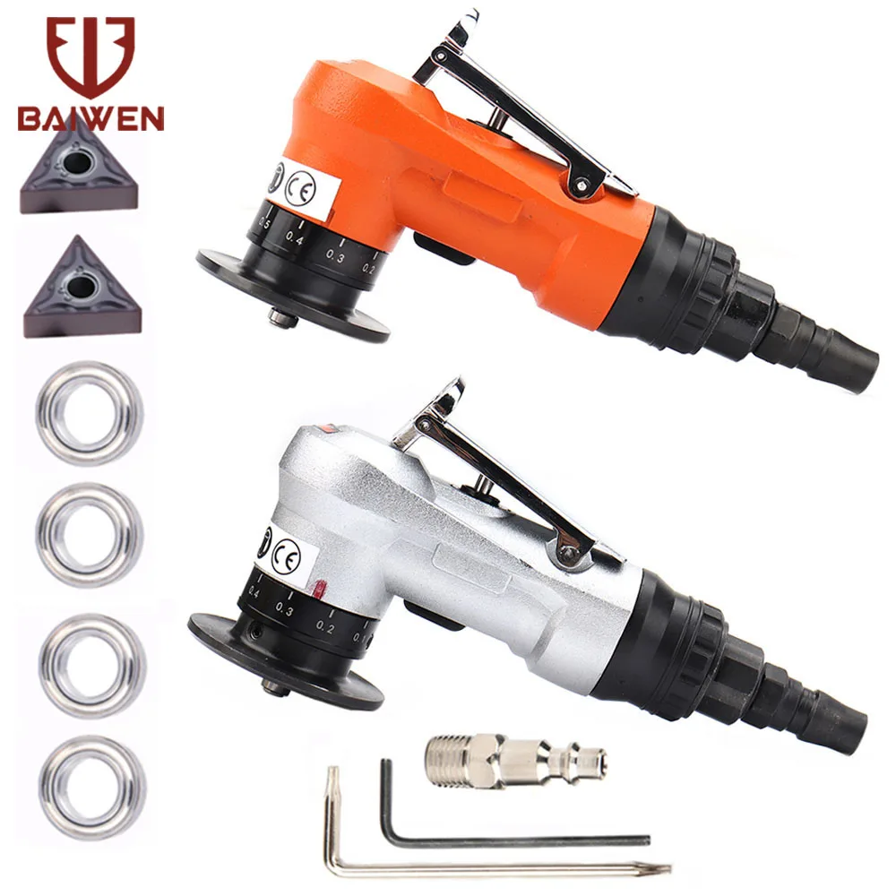 Manual Pneumatic Chamfering Machine, Linear Chamfering Tools, 45 Degree Metal Trimming Arc ...