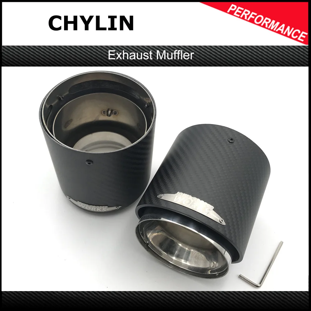 1 Pcs Top Quality Carbon Exhaust Muffler Tips For MINI Cooper S R55 R56 ...