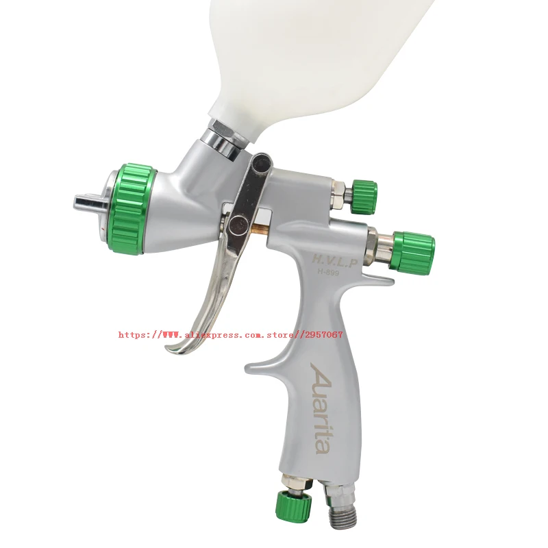 Professional Spray Gun Auarita H-899 1.3mm HVLP Gravity Feed Airbrush ...