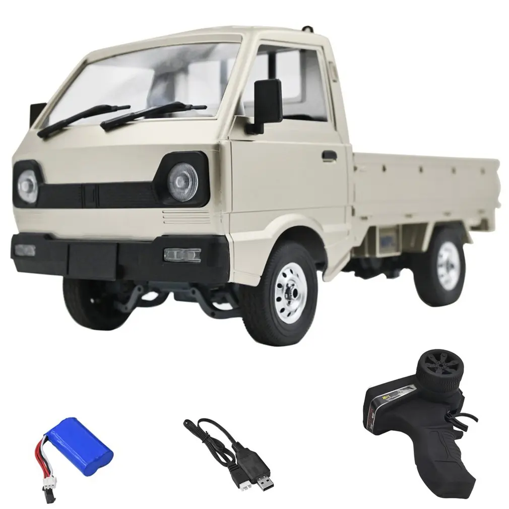 Wpl D12 110 2wd Rc 자동차 시뮬레이션 드리프트 트럭 브러시드 260 모터 클라이밍 카 Led 라이트 온로드 Rc 자동차 장난감 남아용 어린이 선물rc