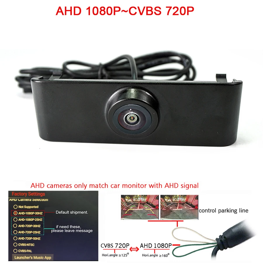 AHD-1920-1080P-fisheye-view-High-Quality-Car-Logo-Front-Camera-for-Audi ...