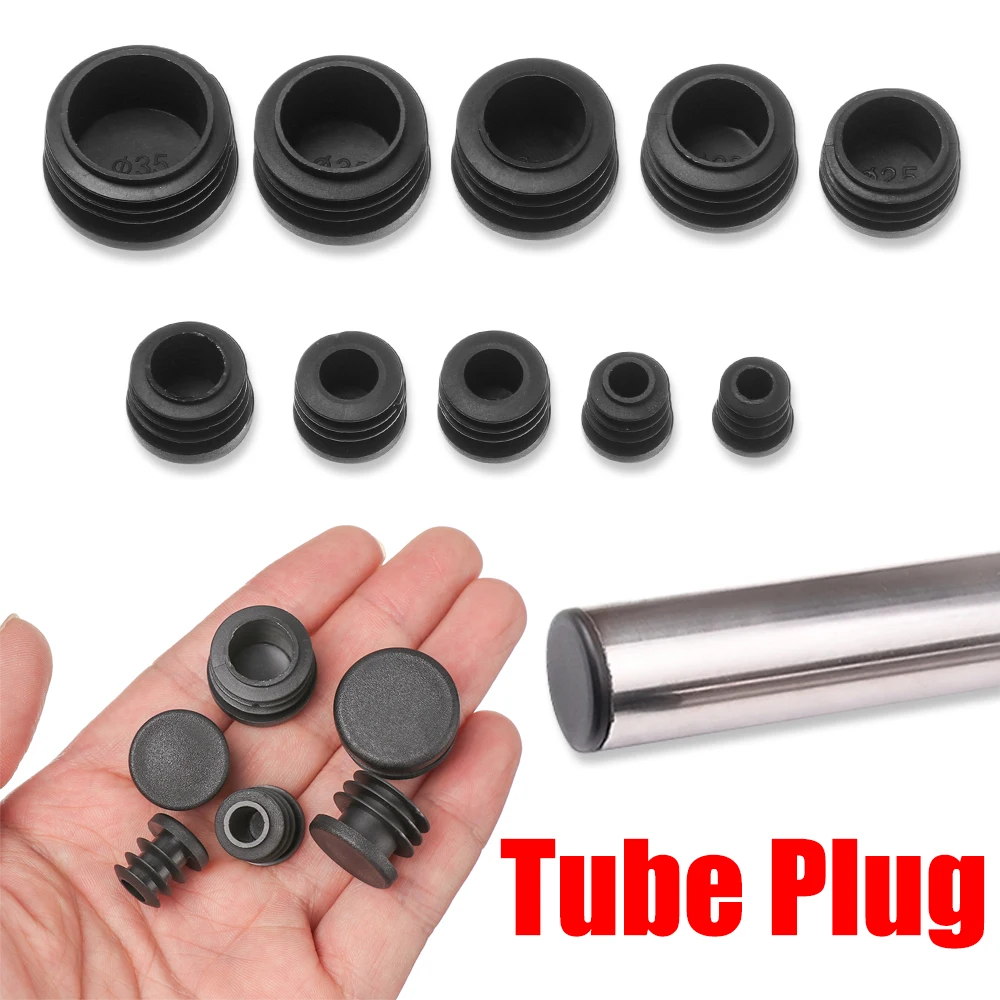 10pcs-pack-Round-Plastic-Plug-In-Pipe-Steel-Pipe-Inner-Sleeve-Plug-Head ...