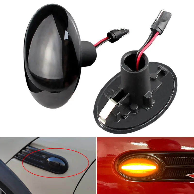 2pcs-FlashingTurn-Signal-Light-LED-Side-Marker-Side-Indicator-For-BMW ...