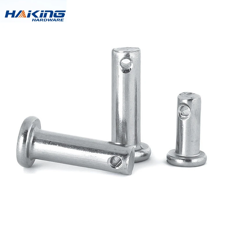 M3 M4 M5 M6 M8 Pin Roll 304 Stainless Steel Pin Flat Head Cylindrical ...