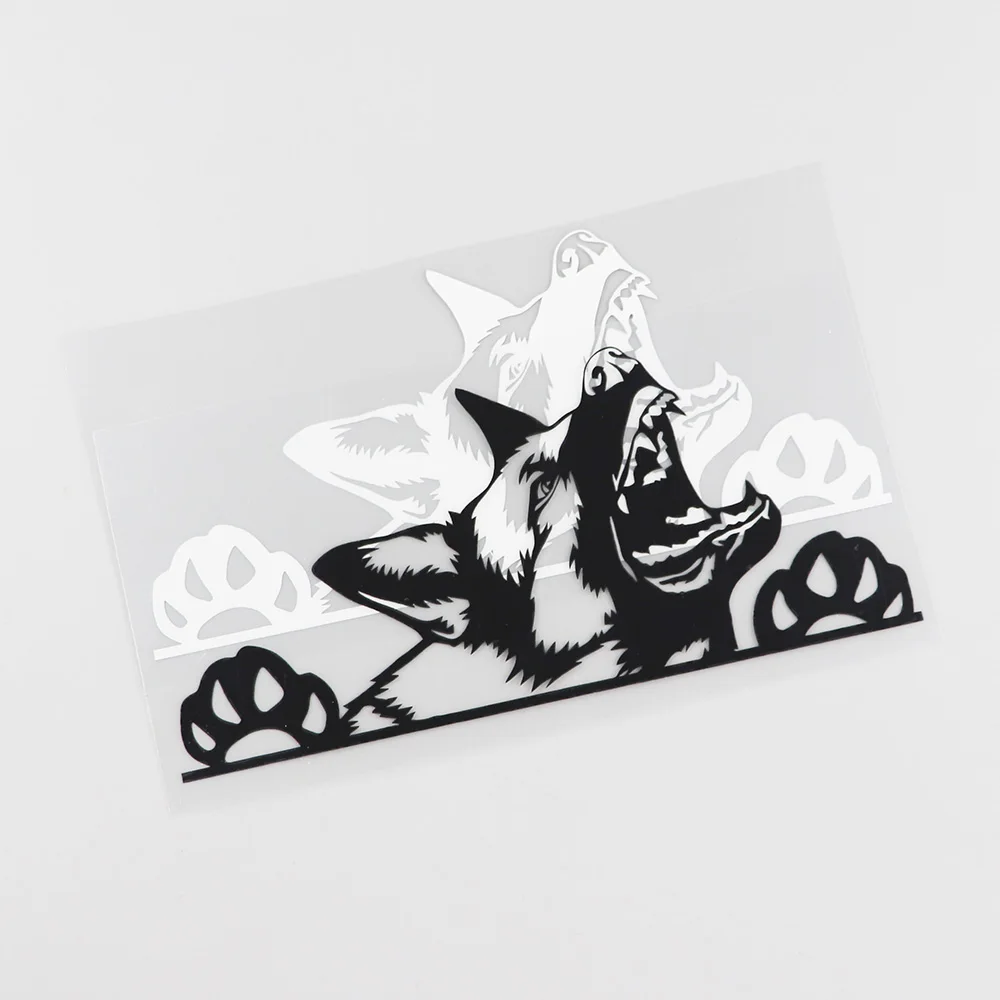 Snarling German Shepherd Drawing