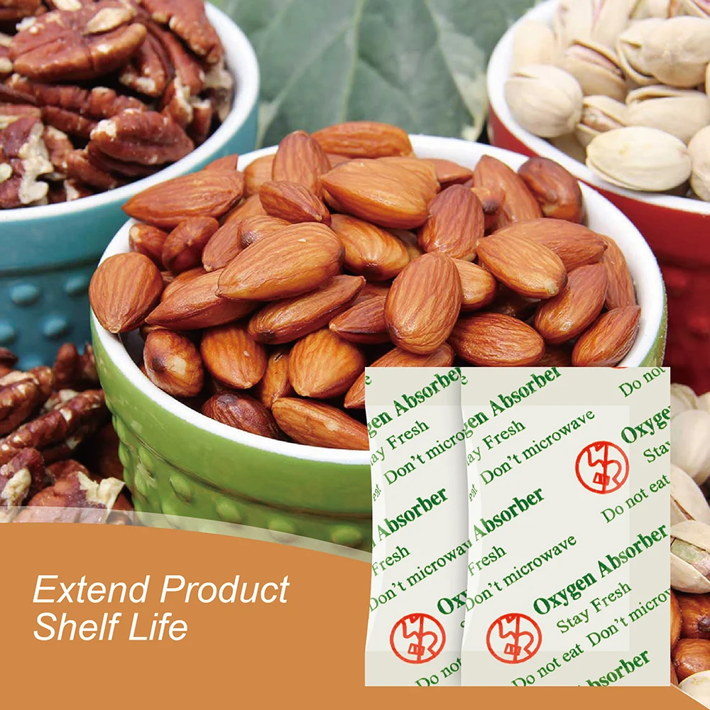 2000CC(20-Packs) Oxygen Absorbers For Food Storage Grade Deoxidizer ...