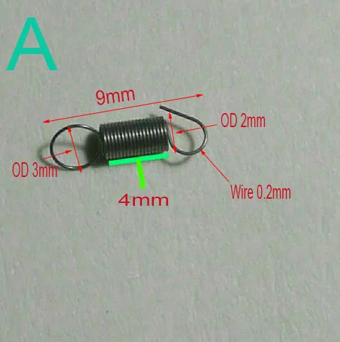 0.2mm wire Micro Small tension spring extension springs - The Most ...