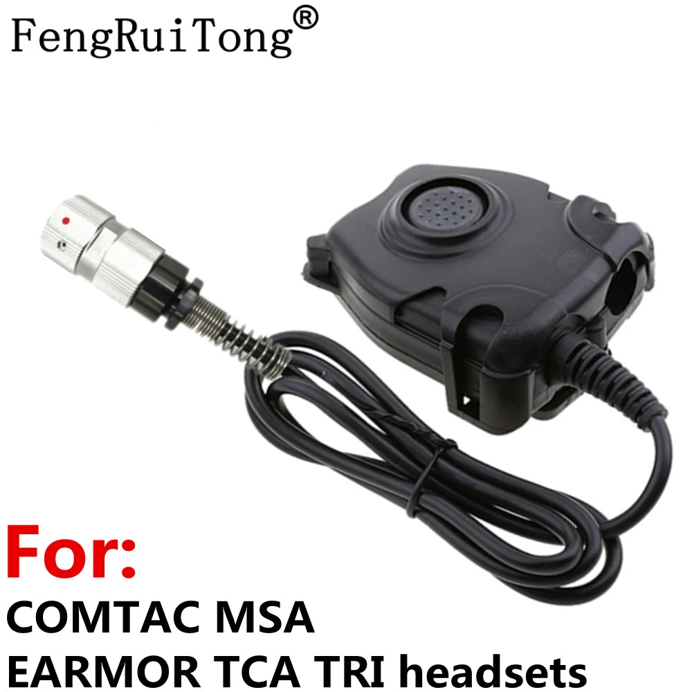 6-pin Tactics Peltor Ptt For Comtac Msa Earmor Tca Tri Nato Plug ...