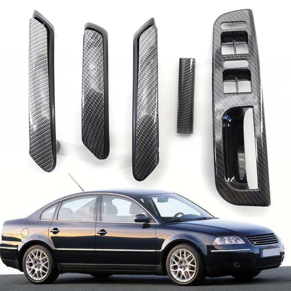 Car-Door-Window-Switch-Bezel-Interior-Door-Pull-Handles-Set-for-VW ...