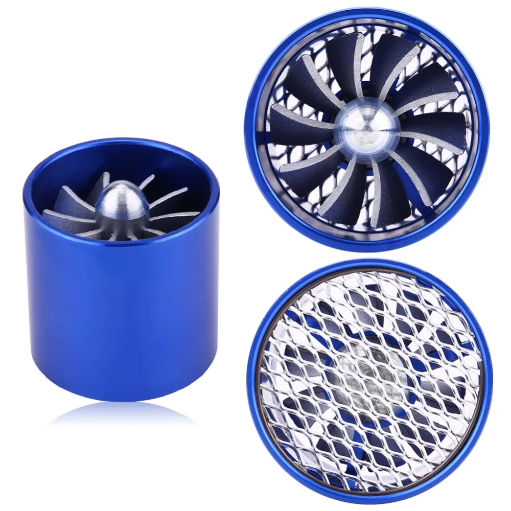 55mm Car Air Intake Turbonator Single Fan Turbine Super Charger Gas ...