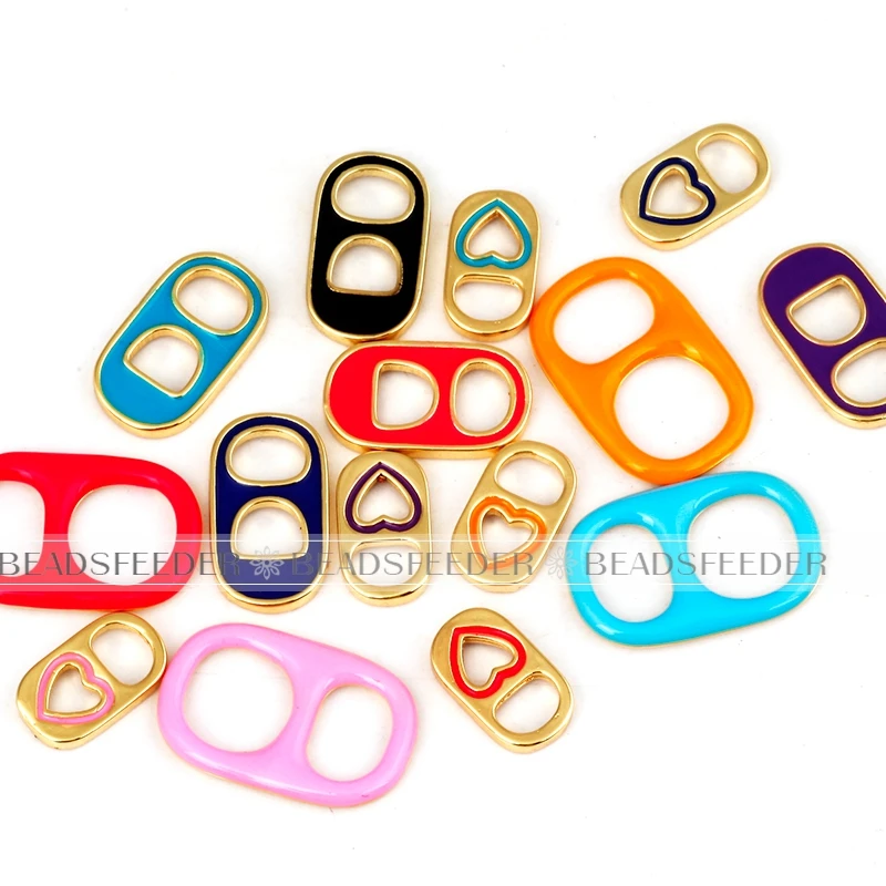 Abalorio colgante de dos agujeros con forma de gorra de Soda, accesorio ...