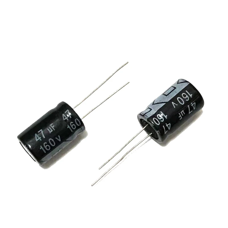 5pcs 160V47uf 13x20mm Aluminum Electrolytic Capacitor 160v 47uf 47mf 47MFD 160wv 160vdc ...