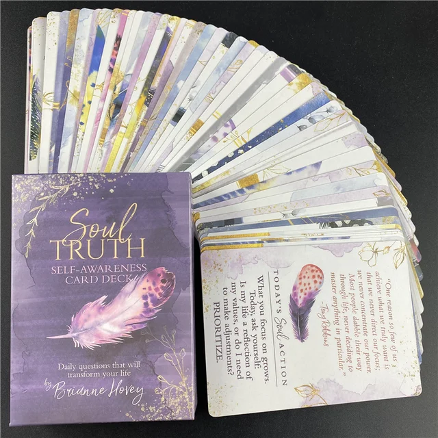 Soul Truth Self-Awareness Card Deck Daily Questions That Will Transform ...