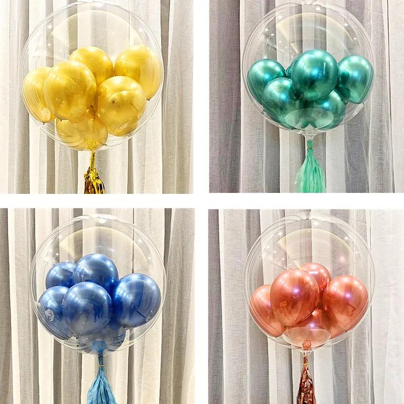 Clear Bobo Balloons 10 18 20 24 36 inches Transparent Bubble Balloons ...