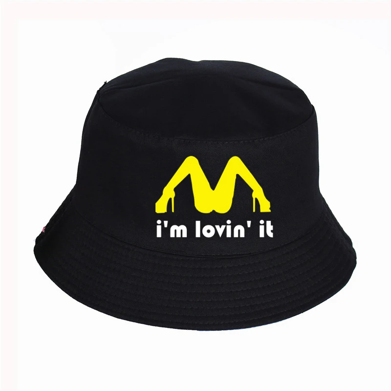 Fashion hat I'm Loving It Inapropriate Offensive Sex Bucket Hats Men ...