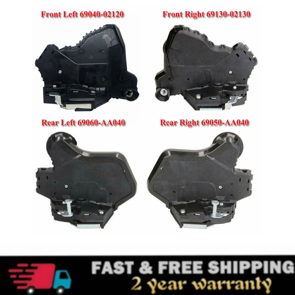 Door Lock Actuator Front Rear Left Right For Toyota Camry Corolla 69040 ...