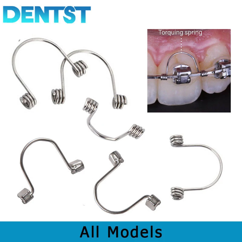 10pcs/bag Dental Orthodontic Torquing Spring Torque Rectangular Springs ...
