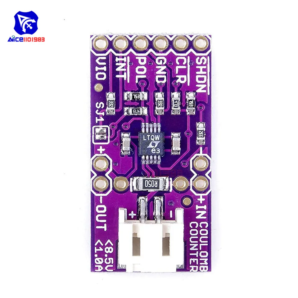 Current Sensing Relay LTC4150 Power Detection Module - Coulomb Counter ...