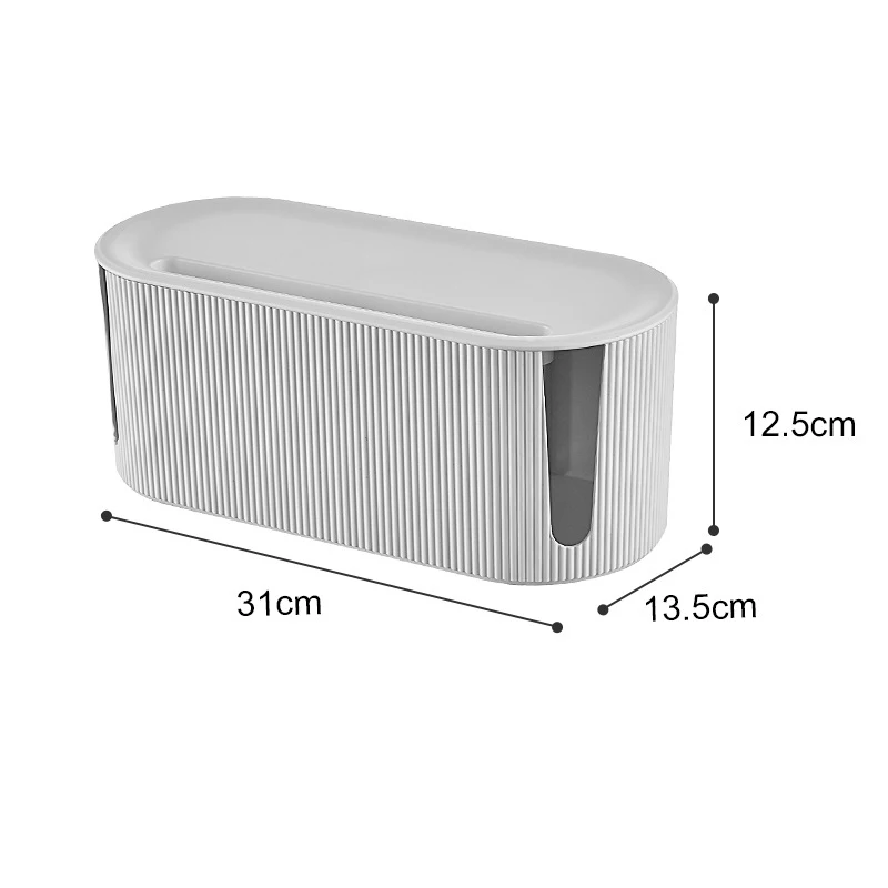 Cable Tidy Box with Corrugated Sides (2/3) - TidyPals.co.uk