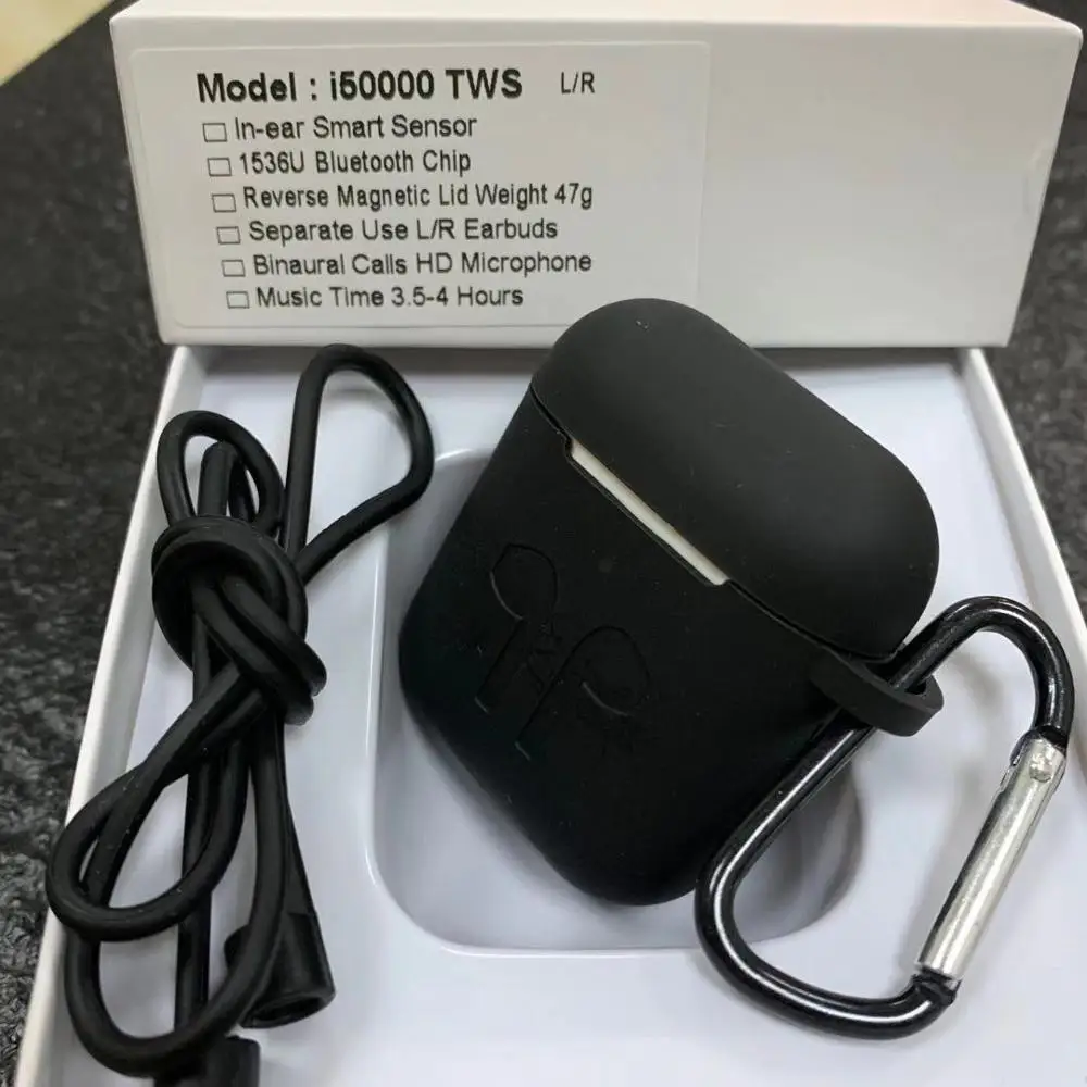 I50000 наушники-вкладыши TWS с 1536U чип поддерживает ios13 systemPK ...