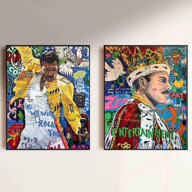 Pop Star Icon Paintings