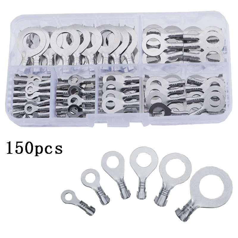 150pcs-set-Round-Terminal-Block-DJ431-O-type-Lugs-Terminals-Cold ...