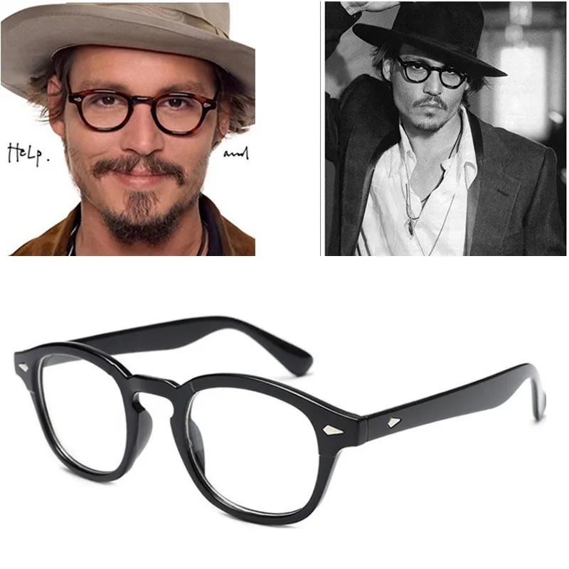 Johnny-Depp-Eyeglasses-Men-Spectacle-Frame-Lemtosh-Style-Glasses ...