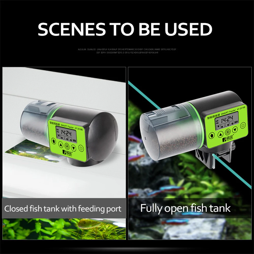 Intelligent Automatic Fish Feeder Aquarium Fish Bowl Electrical Timer ...